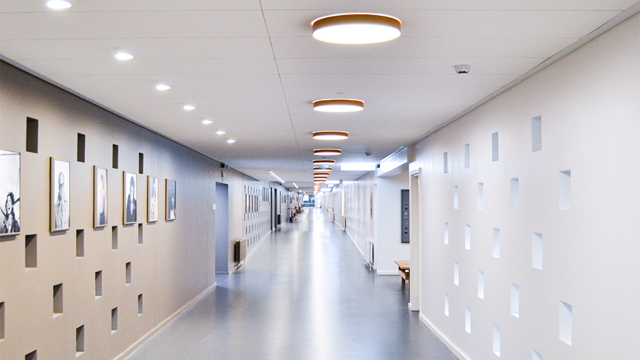 Intelligent Helvar DALI lysstyring på Psykiatrisk Center Glostrup